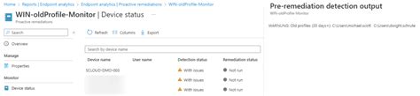 Remove Old User Profiles Intune Scloud