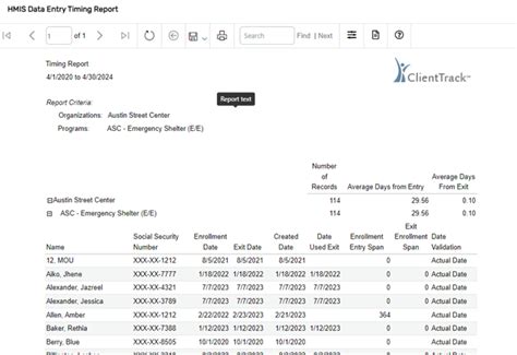 Hmis Data Entry Timing Report Housing Forward