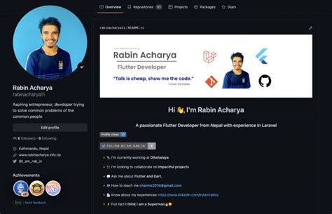 Rabin Acharya 💻 On Linkedin Developer Flutterdeveloper Mobiledeveloper