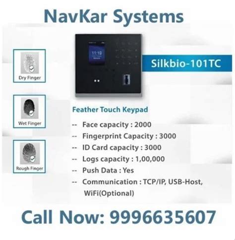 ESSL Face Silkbio TC Attendance System At Rs Mahesh Nagar Ambala ID