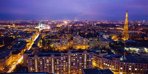 Moscow, night, timelapse, шаболовка, Шуховская башня, Москва, ночь ...
