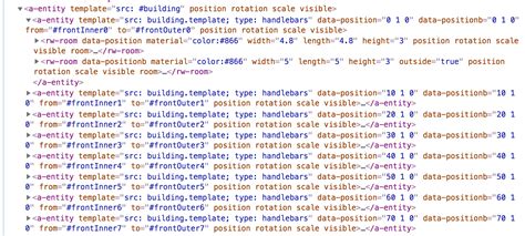 Aframe Template Component Nunjucks Template Showing In Code But Not