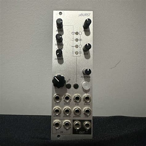 Mutable Instruments DIY Clouds UBurst S Silver Reverb