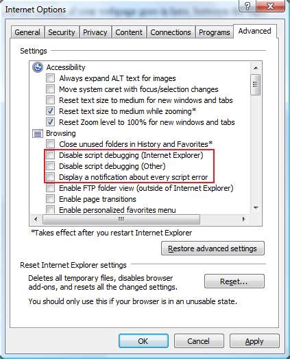 Debugging Javascript With Visual Studio And Internet Explorer