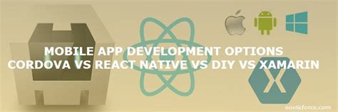 App Development Cordova Vs React Native Vs Xamarin Vs Diy R Programming