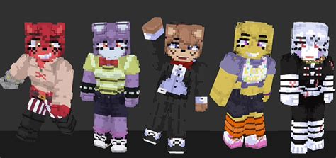 Fnia Reborn Minecraft Skins128x128 By Jacobryan8277 On Deviantart