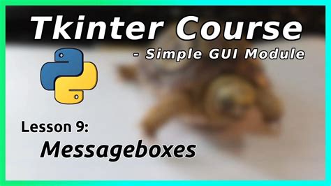 Popups Tkinter Tutorial Part 9