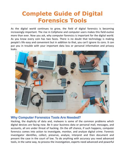 PPT Complete Guide Of Digital Forensics Tools PowerPoint Presentation ID 10993274