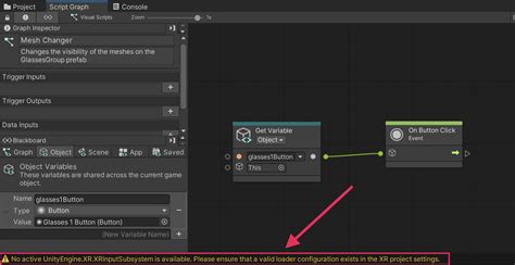 Create A Visual Script To Detect A Button Press Unity Learn