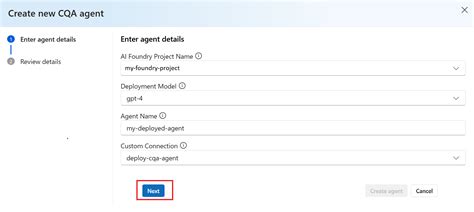 Create And Deploy A Custom Question And Answering Cqa Agent In Azure