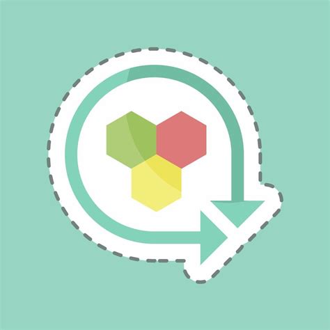 Sticker Line Cut Modeling Api Suitable For Data Analytics Symbol