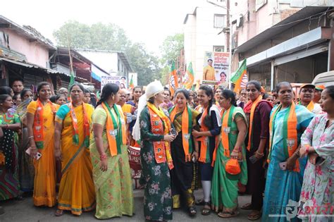 Mla Sunil Kamble सुनील कांबळे यांच्या विजयासाठी लाडक्या बहीणींची भव्य