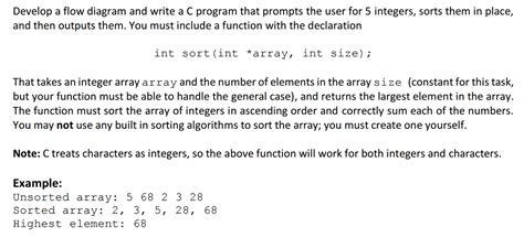 Solved Develop A Flow Diagram And Write A C Program That Chegg Com