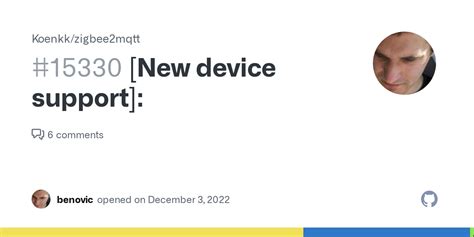 New Device Support · Issue 15330 · Koenkkzigbee2mqtt · Github