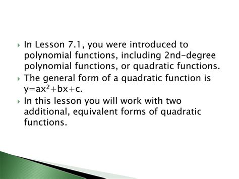 Ppt Equivalent Quadratic Forms Powerpoint Presentation Free Download