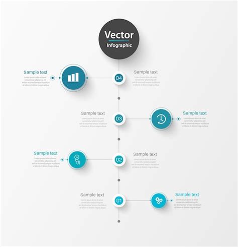 Premium Vector Business Vector Infographic Design Template With 4 Options