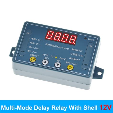 DC V V V A Adjustable Time Delay Relay Module Modes LED Digital Timming Trigger Timer