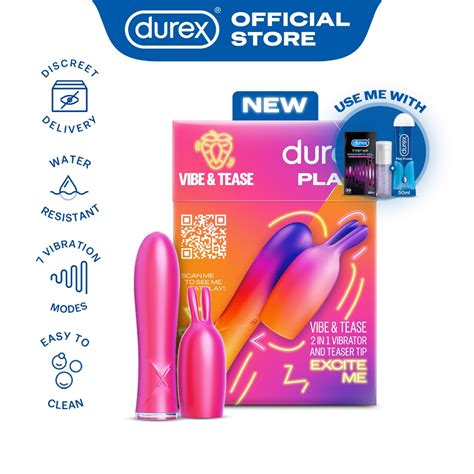 Durex Play In Vibrator Teaser Tip Toy Sex Toy For Women Shopee Singapore