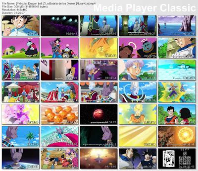 Dragon Ball Z La Batalla De Los Dioses Ligero Blu Ray Sub Esp Mega