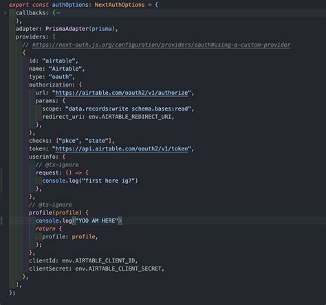 Airtable Oauth Using Nextauth Theos Typesafe Cult
