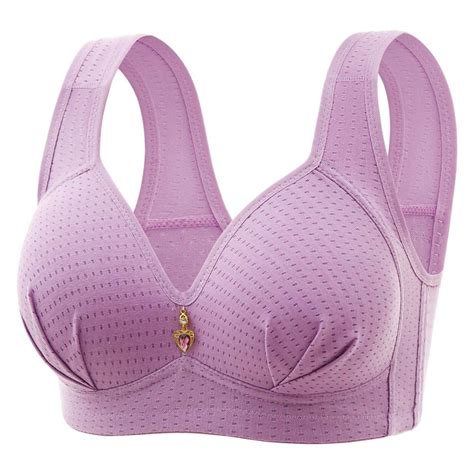 Otvok Women Full Figure Plus Size Bras Comfort Large Busts Wirefre Plus