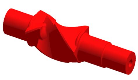 Figure 1 Rotor Casting Model