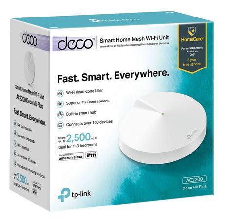 Tp Link Deco Ac2200 Tri Band Mesh Wi Fi 5 Router With Built In Smart