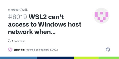 Wsl2 Cant Access To Windows Host Network When Anyconnect Is Connected