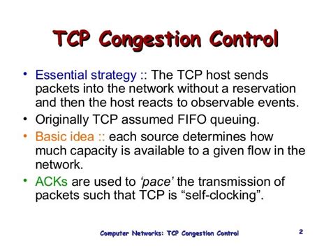 Tcp Congestion Control