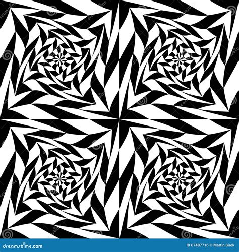 Vector Modern Seamless Geometry Pattern Squares 3d Black And White