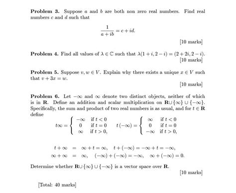 solved problem 3 suppose a and b are both non zero real