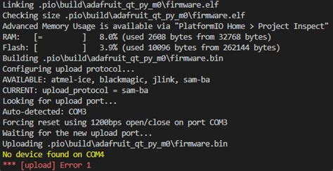No Device Found On Comx Rarduino