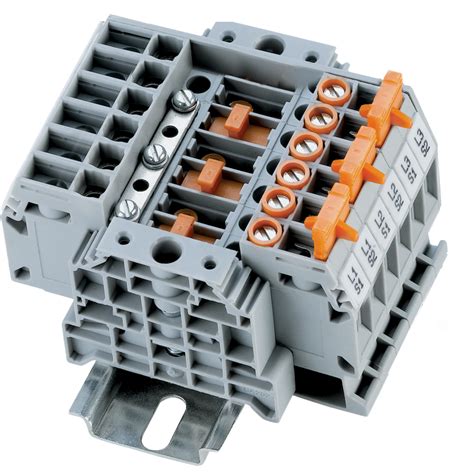 Connectwell Cds6u 3pct Kwh Meter Terminal Block Sliding Disconnect And Test Terminal Polyamide 0