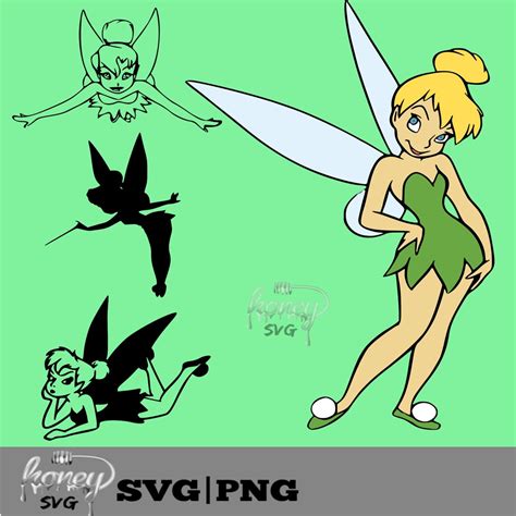 Tinkerbell Svg Tinkerbell Clipart Tink Svg Disney Svg Etsy