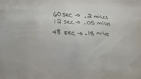 Solved In 60 Seconds A Car In A Parade Travels 02 Mile The Car