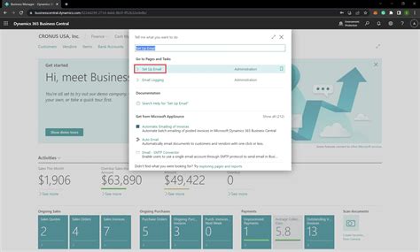 How To Setup Email And Assign Email Scenarios In Dynamics 365 Business Central Navuser