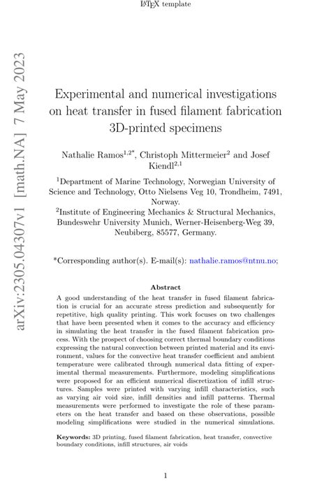 Pdf Experimental And Numerical Investigations On Heat Transfer In