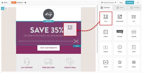 Modifying Text In The New Email Editor