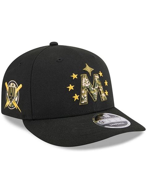 New Era Mens Black Minnesota Twins 2024 Armed Forces Day Low Profile