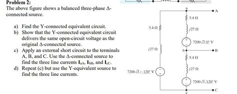 Solved Problem 2 The Above Figure Shows A Balanced