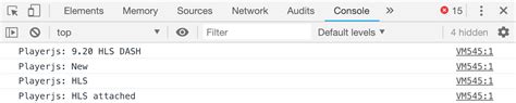 Режим отладки Как посмотреть логи плеера в консоли браузера Playerjs
