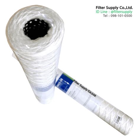 ไส้กรองเชือก Pentair Swc 1 20 แกนสแตนเลส ขนาด 20 นิ้ว ทนความร้อนได้ 120 °c บริษัท ฟิลเตอร์