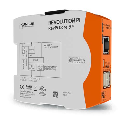 Revpi Core 3 Industrial Pc Based On Raspberry Pi Cm3 Phytools