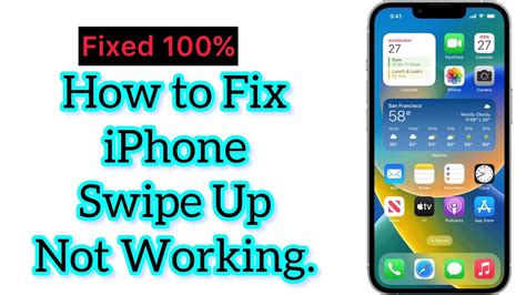 How to Fix iPhone Swipe Up Not Working!(2023) - YouTube