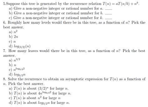 solved now consider a recursion tree that looks like this п