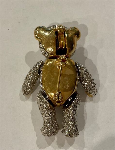 CUTEST TEDDY AROUND GP JEWELED WITH CRYSTALS RETICU Gem