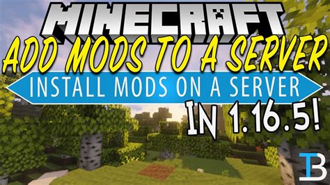 How To Add Mods To A Minecraft Server YouTube