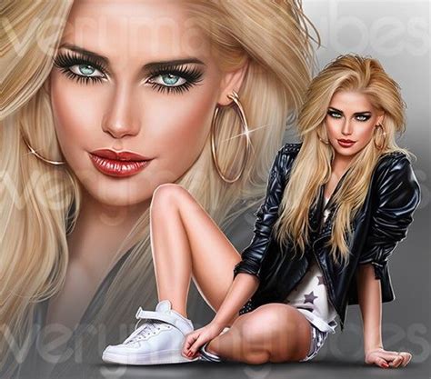Pin By Karess Dougherty On Digi Girls Fashion Wall Art Roxy Leather