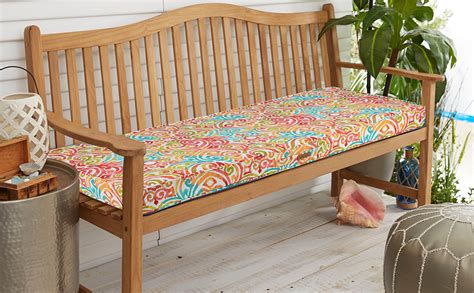 Funhome Outdoor Bench Cushion 42 X 18 Inch Water Resistant