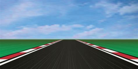 Race Track Vector Illustration